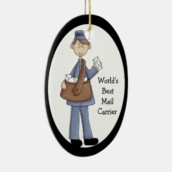 Mailman Thank You Ornament | Zazzle