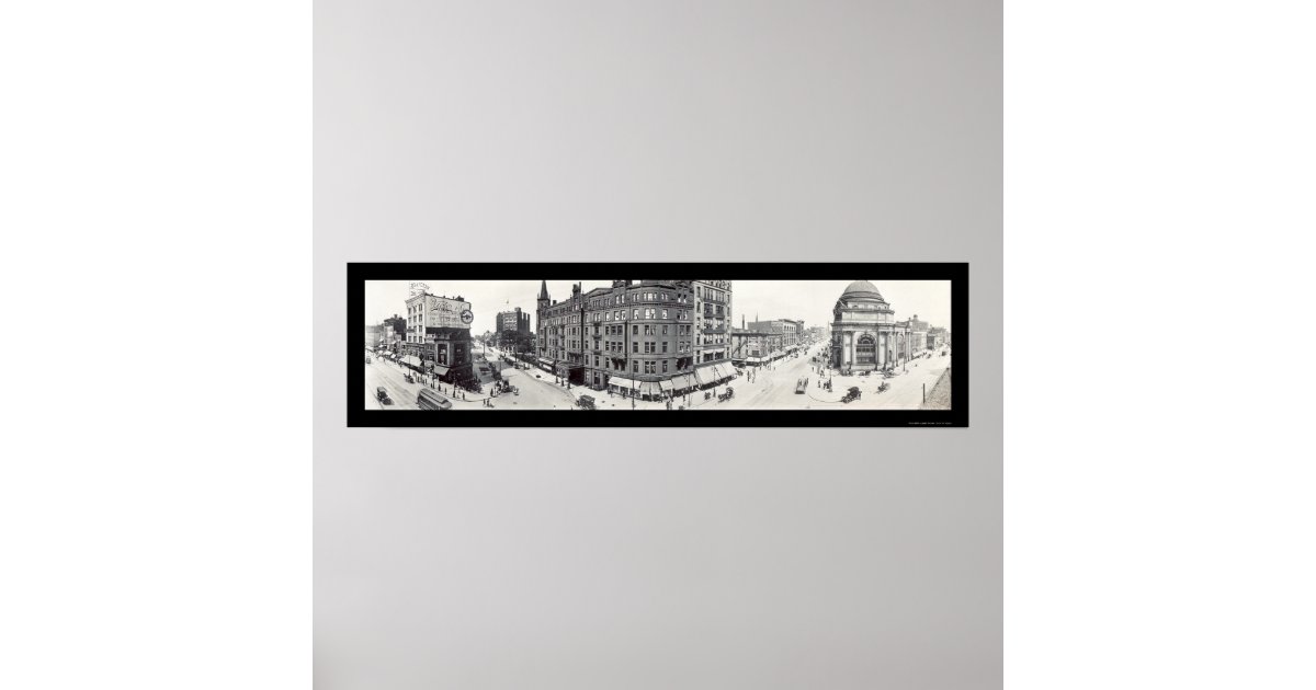 Main & Genesse Buffalo NY Photo 1911 Poster | Zazzle