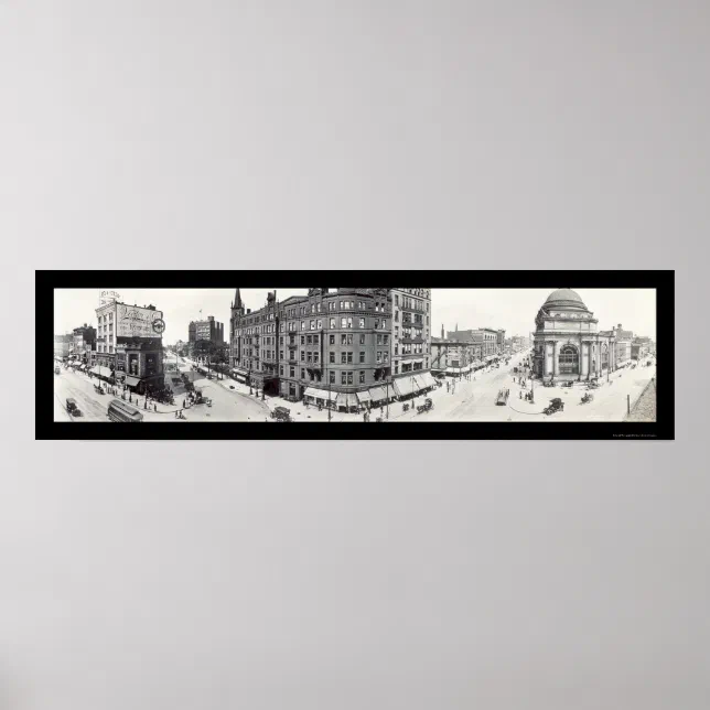 Main & Genesse Buffalo NY Photo 1911 Poster | Zazzle
