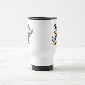 Main Mickey Shorts | Donald Duck Salute Travel Mug | Zazzle