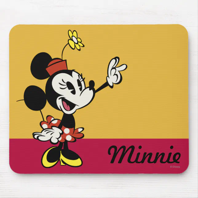Main Mickey Shorts | Minnie Hand Up Mouse Pad | Zazzle