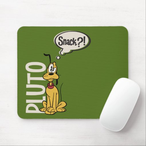 Main Mickey Shorts | Pluto Snack Mouse Pad | Zazzle