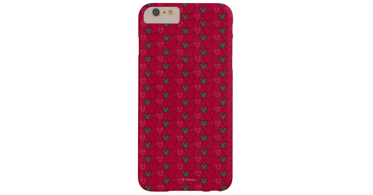 Main Mickey Shorts | Red Icon Pattern Case-Mate iPhone Case | Zazzle