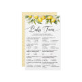 Main squeeze lemon baby trivia game | Zazzle