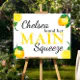 Main Squeeze Lemon Bridal Shower Custom Poster | Zazzle