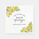 Main Squeeze Lemon Bridal Shower Napkins | Zazzle
