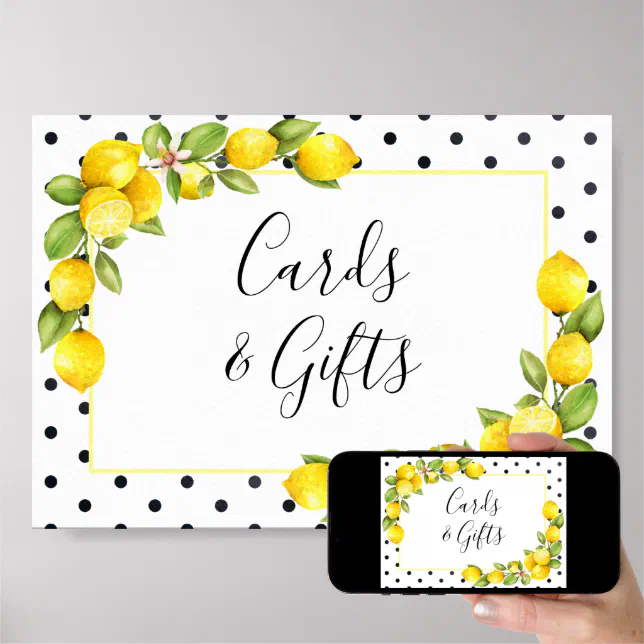 Main Squeeze Lemon Cards and Gifts Sign | Zazzle