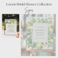 Main Squeeze Lemon Themed Bridal Shower Napkins | Zazzle