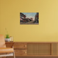 Main Street View with Street Car Poster | Zazzle