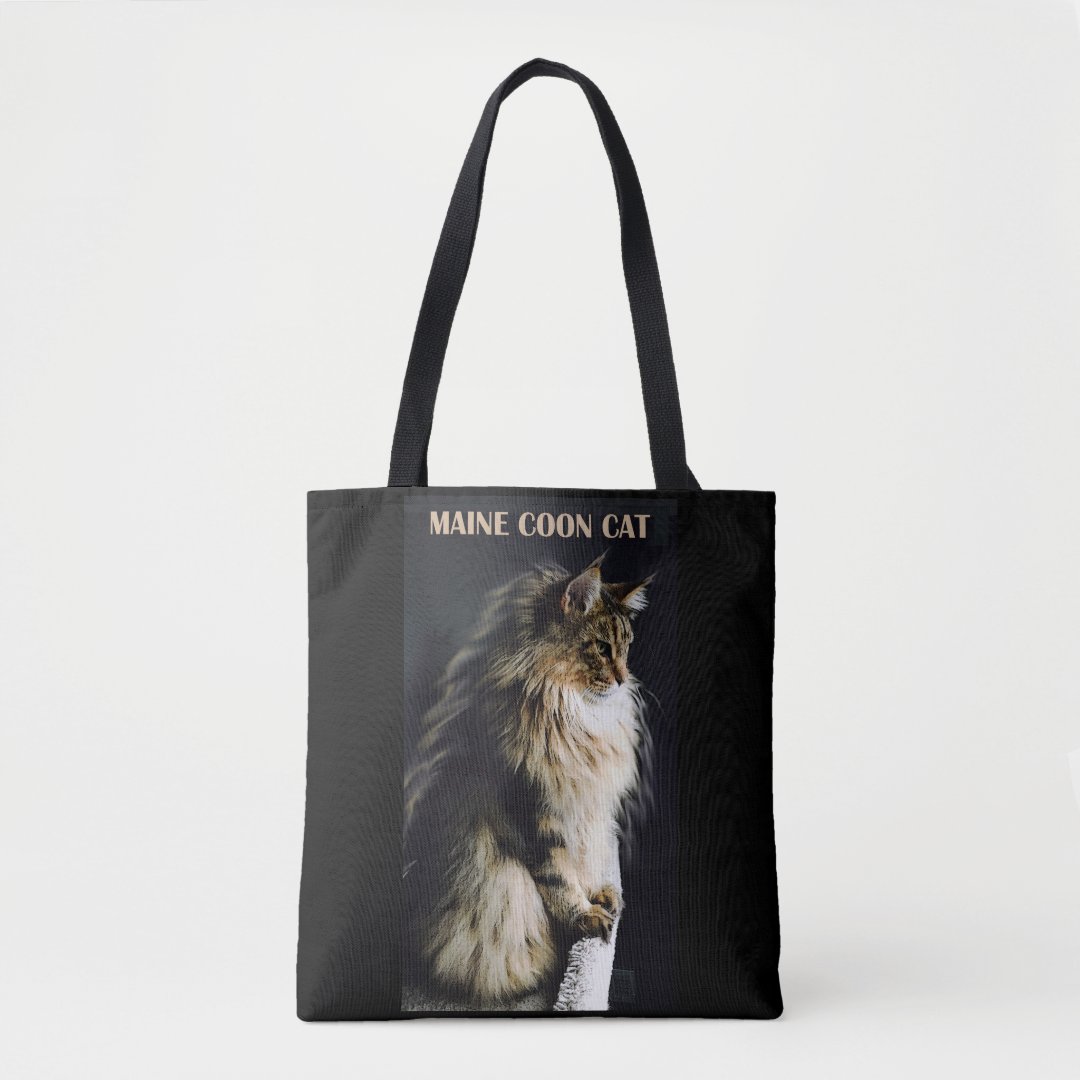 Maine Coon Cat SC Tote Bag | Zazzle
