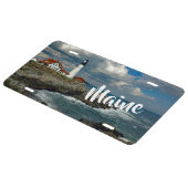 Maine Portland Head Lighthouse Photo License Plate | Zazzle
