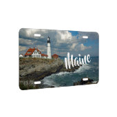 Maine Portland Head Lighthouse Photo License Plate | Zazzle