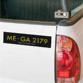 Maine to Georgia 2179 Miles - Appalachian Trail Bumper Sticker | Zazzle