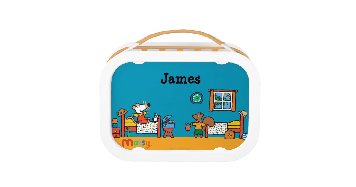 Maisy and Cyril Go on Vacation Scene Lunch Box | Zazzle