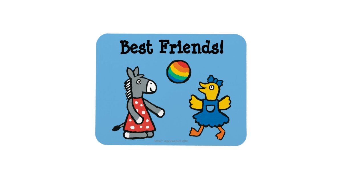 Maisy at Preschool with Friends on the Playground Magnet | Zazzle