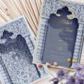 Majestic Islamic Arch Save the Date Foil Invitation | Zazzle