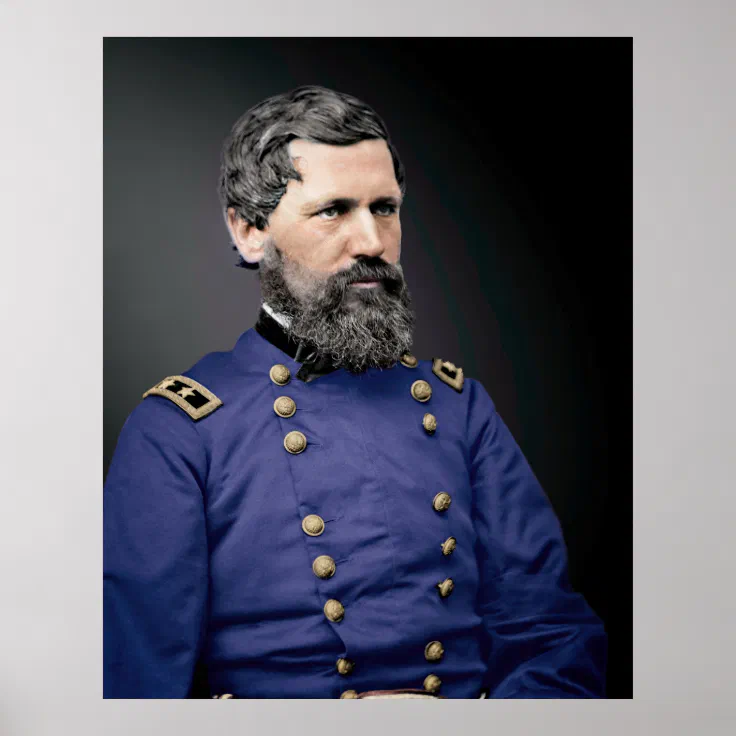 Major General Oliver Howard Poster | Zazzle