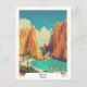 Majorca, Spain Beach Vintage Travel Postcard | Zazzle