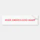 MAKA - Make America Kind Again Bumper Sticker | Zazzle