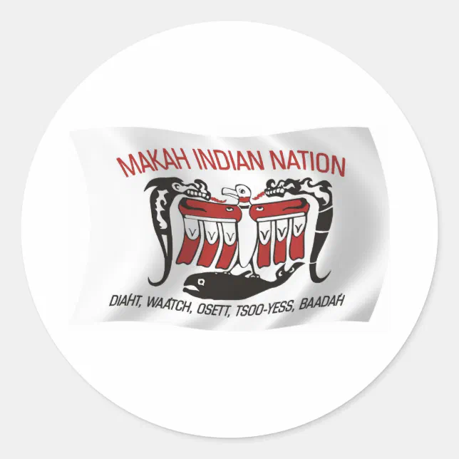 Makah Tribe Flag Sticker | Zazzle