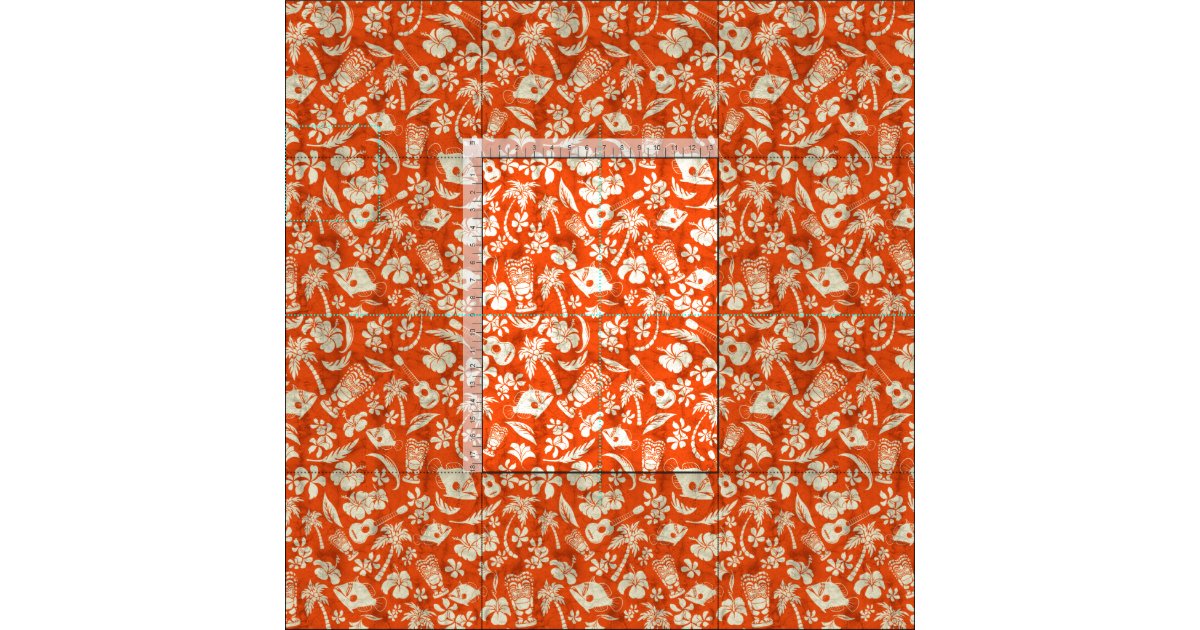 Makapuu Beach Hawaiian Batik Fabric | Zazzle