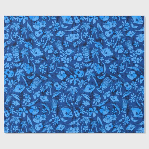 Makapuu Beach Hawaiian Batik Wrapping Paper | Zazzle