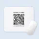 Make a Business QR Code Instantly & Editable Text Mouse Pad | Zazzle
