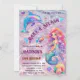 Make A Splash Mermaid Sparkle Birthday Party Invitation | Zazzle