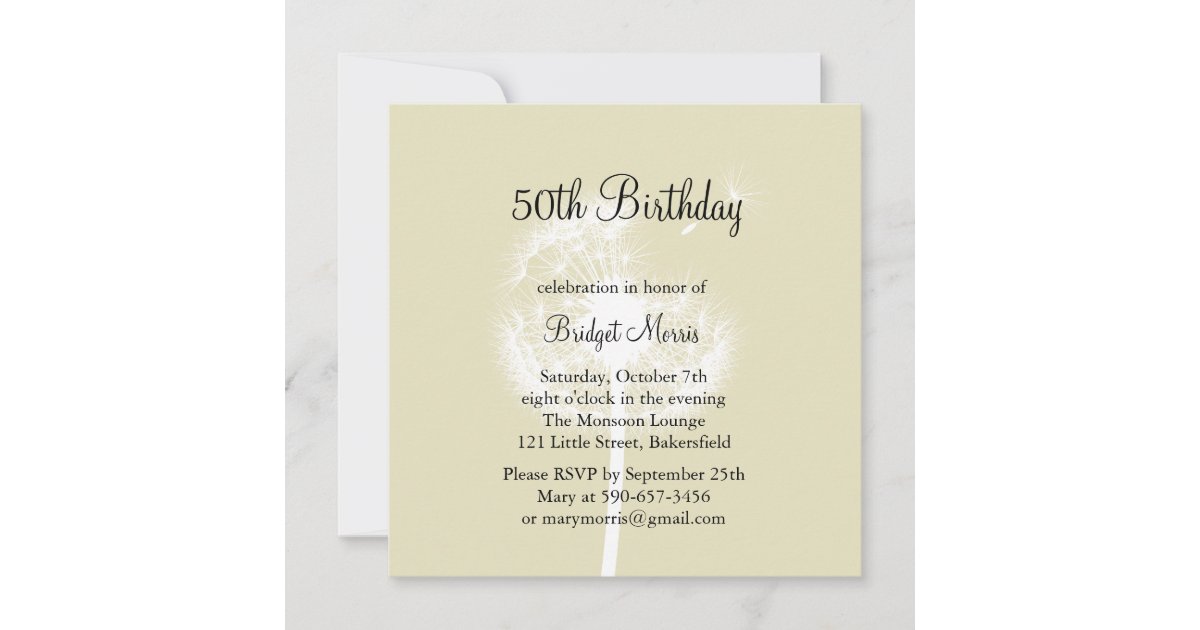 Make a Wish Invitation | Zazzle