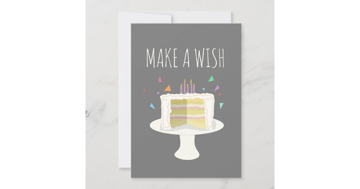 Make a Wish Party Invitation | Zazzle