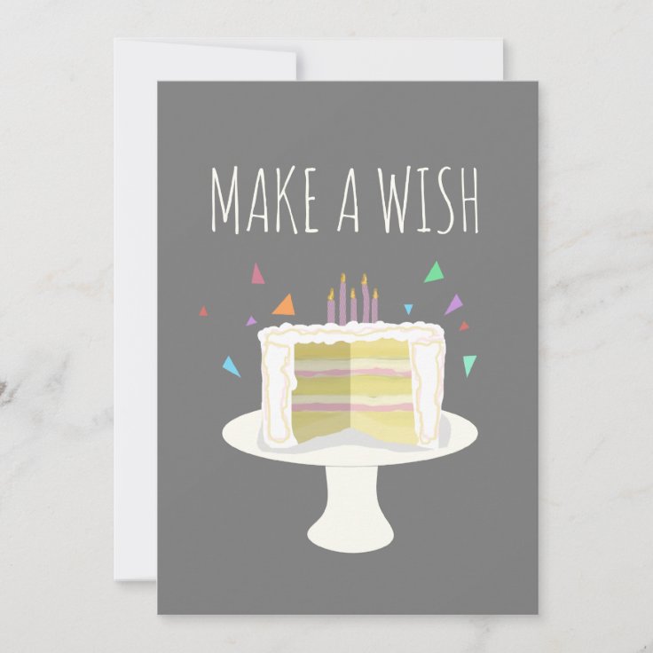 Make a Wish Party Invitation | Zazzle