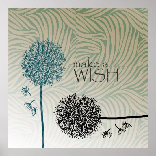 Make A Wish Poster | Zazzle.com