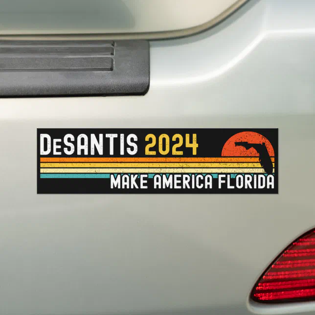 Make America Florida Ron DeSantis 2024 Bumper Sticker | Zazzle