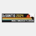 Make America Florida Ron DeSantis 2024 Bumper Sticker | Zazzle