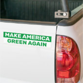 Make America Green Again Climate Change Bumper Sticker | Zazzle