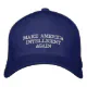 Make America Intelligent Again Embroidered Baseball Hat | Zazzle