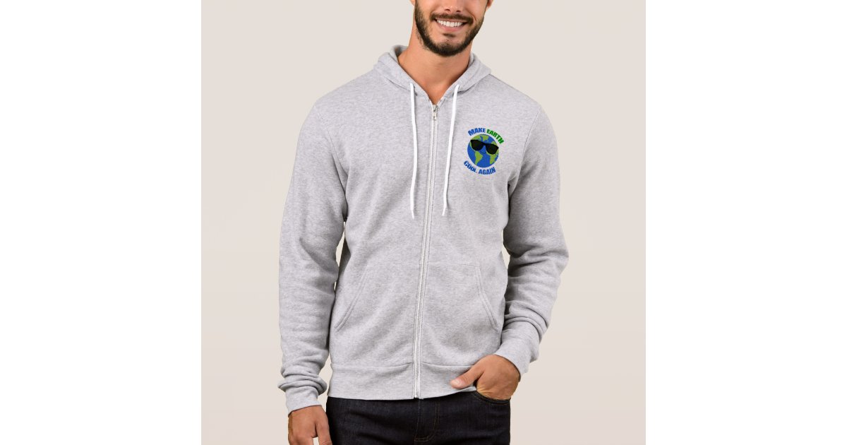Make Earth Cool Again Climate Change Hoodie | Zazzle