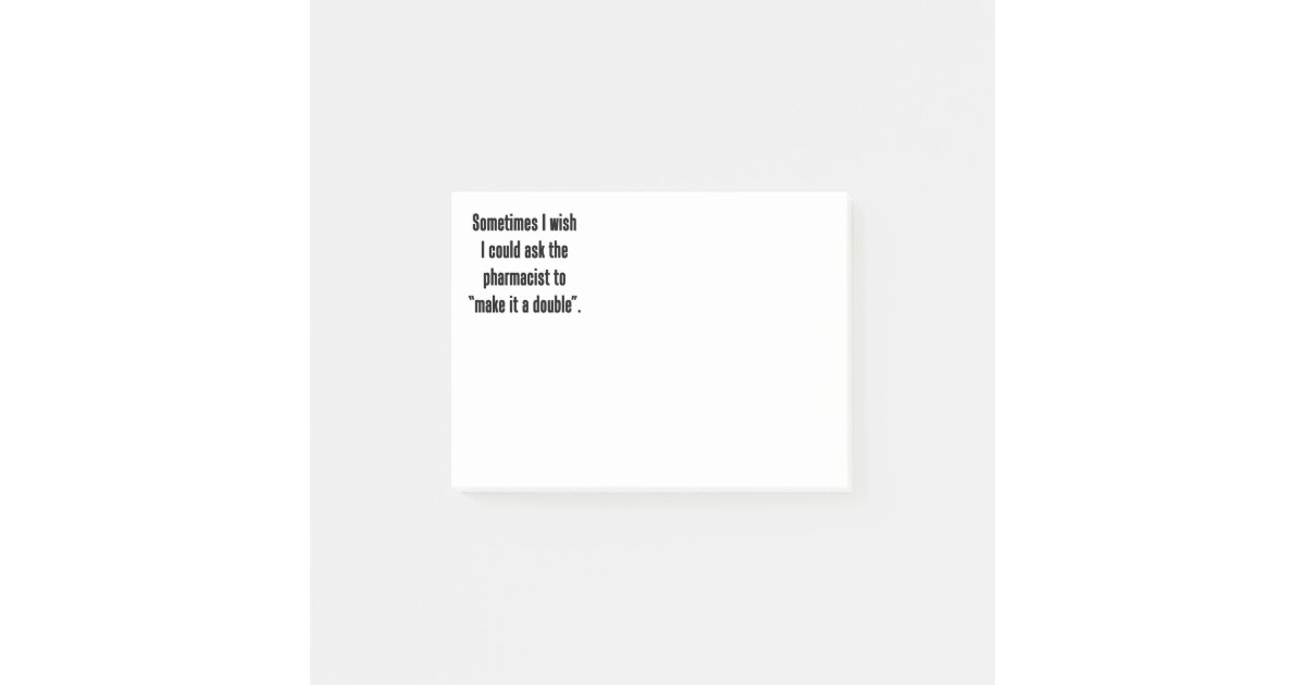 Make It A Double Post-it Notes | Zazzle