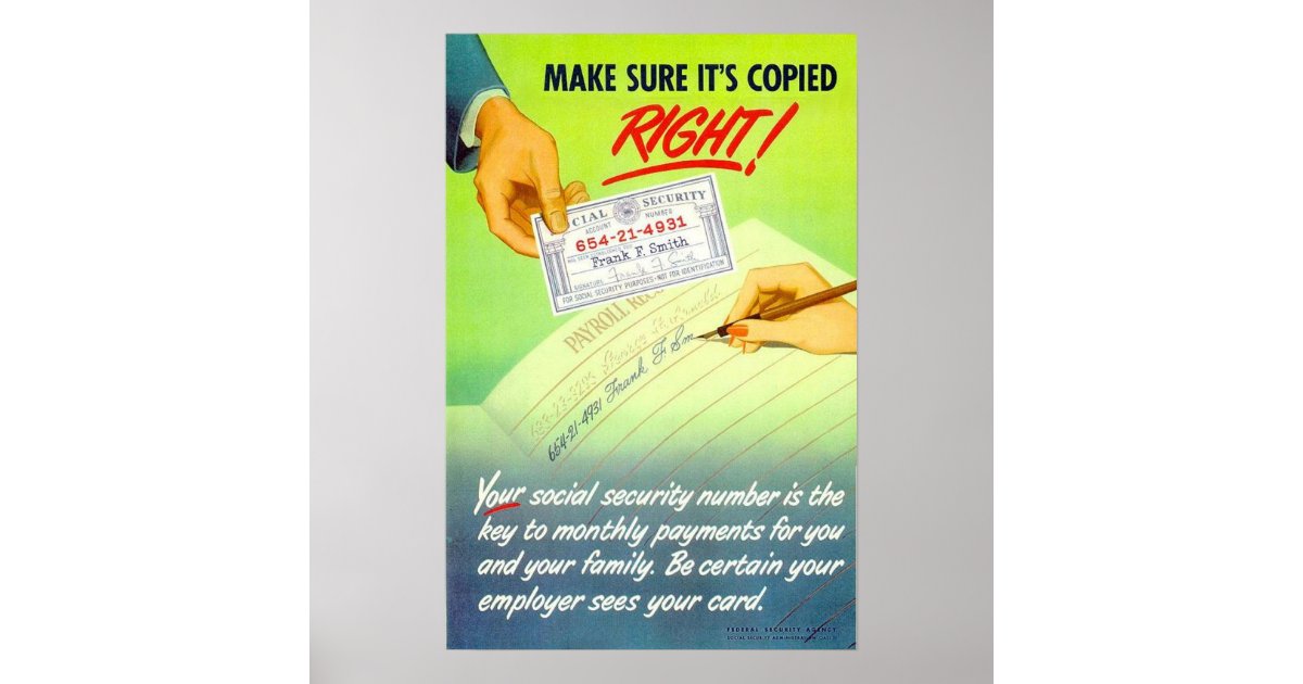Make Sure It's Copied Right! Poster | Zazzle