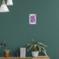 Make Today Amazing: Purple Motivational Art Poster | Zazzle