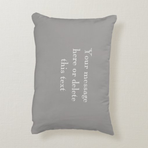 Make Today Count Shades of Gray Sefira Reminder Accent Pillow | Zazzle