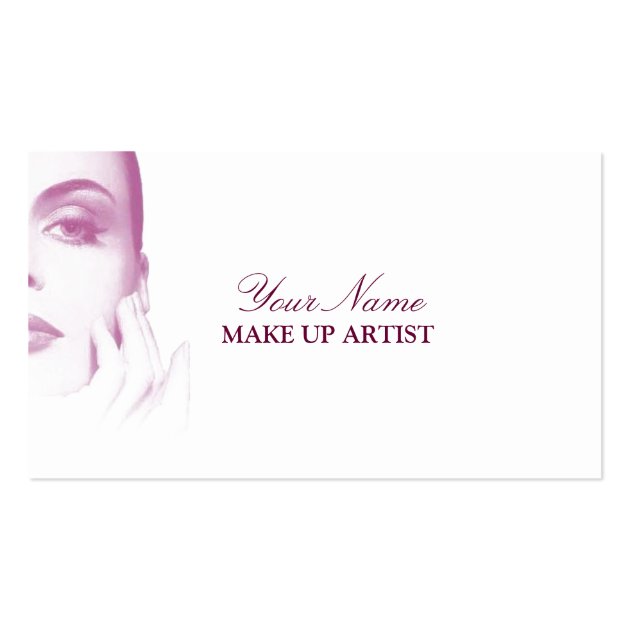 Make Up Artist Business Card