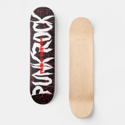 Make Waves Punk Rock Skateboard | Zazzle