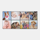 Make Your Own 8 Photo Collage Custom Desk Mat | Zazzle