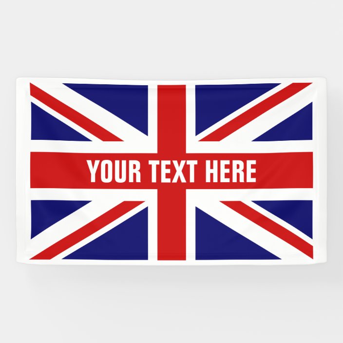 Make your own British Union Jack flag banner sign | Zazzle.com
