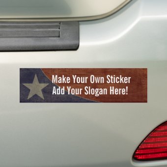 Make Your Own bumper sticker! Bumper Sticker | Zazzle