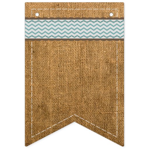 Make Your Own Burlap Banner Background Chevron | Zazzle