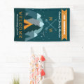 Make Your Own Camping Mountain Outdoor Adventure Banner | Zazzle