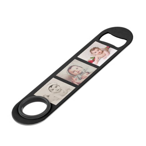 Make Your Own Custom 6 Photo Personalized Bar Key | Zazzle