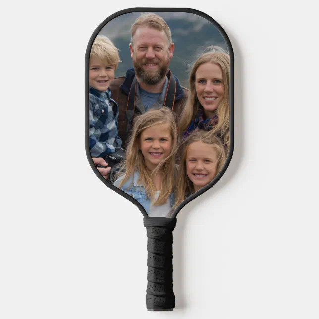 Make Your Own Custom Family Photo Personalized Pickleball Paddle | Zazzle